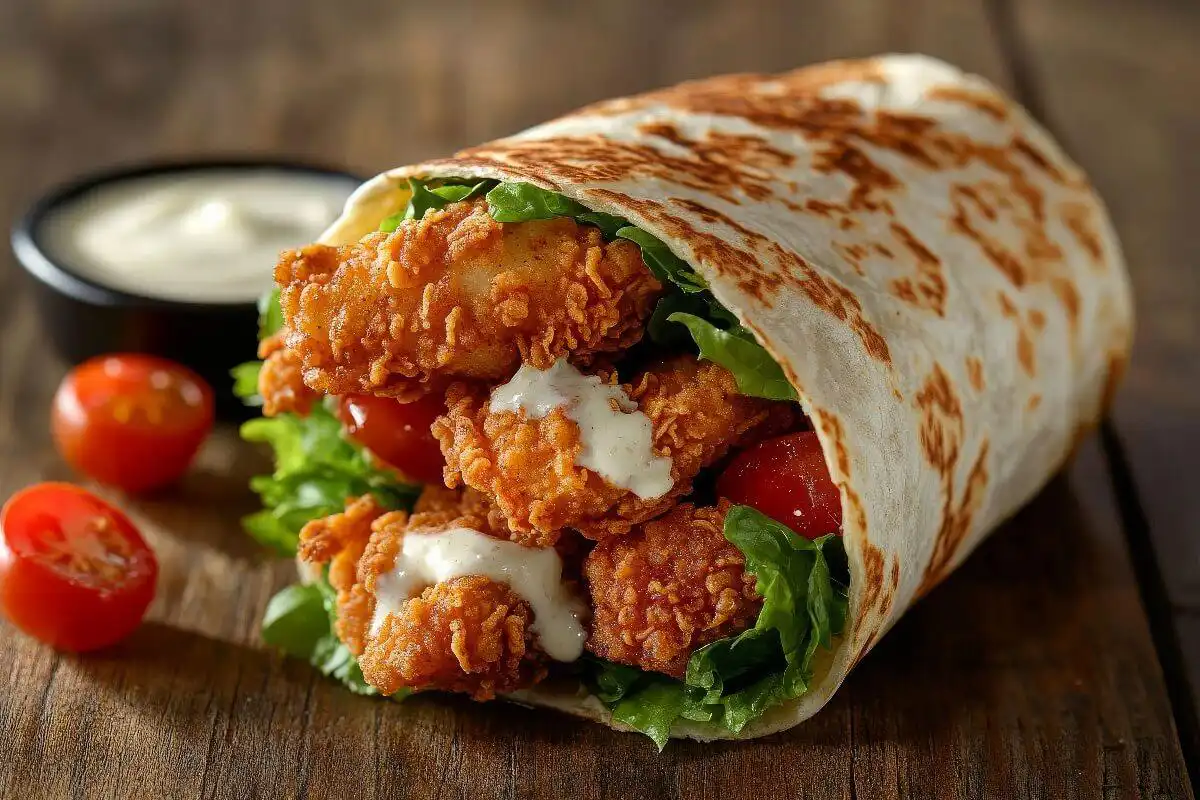 Tasty Crispy Chicken Wrap: A Quick & Easy Meal